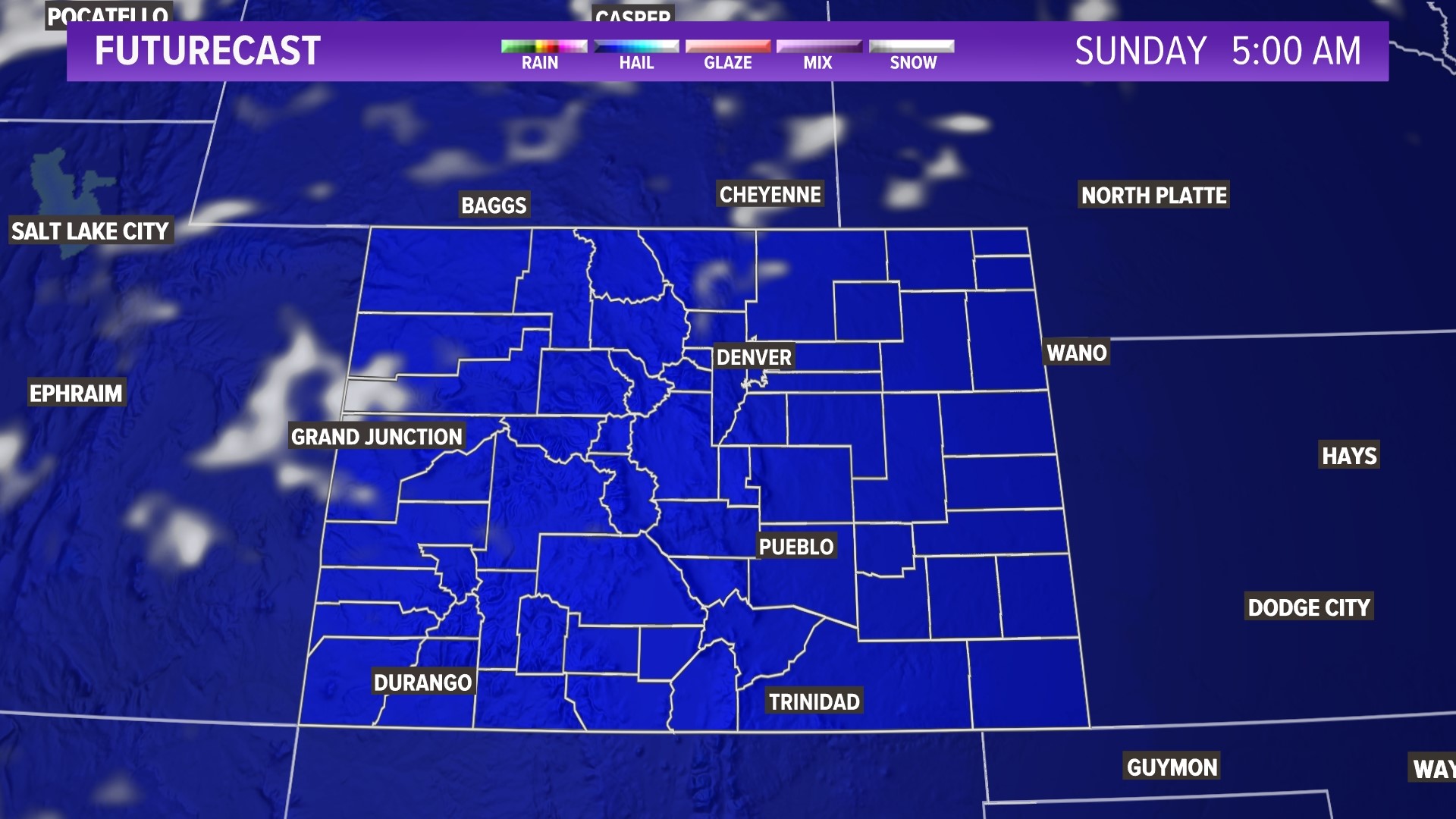 Hot, with spotty storms Sunday | 9news.com