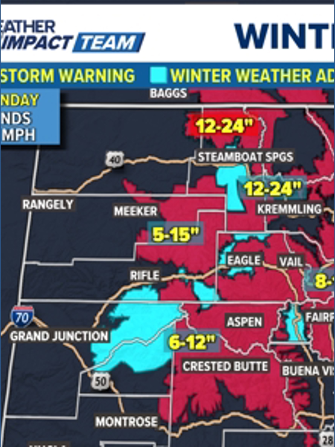 Major snowfall set to impact Colorado mountains, travel hindered ...