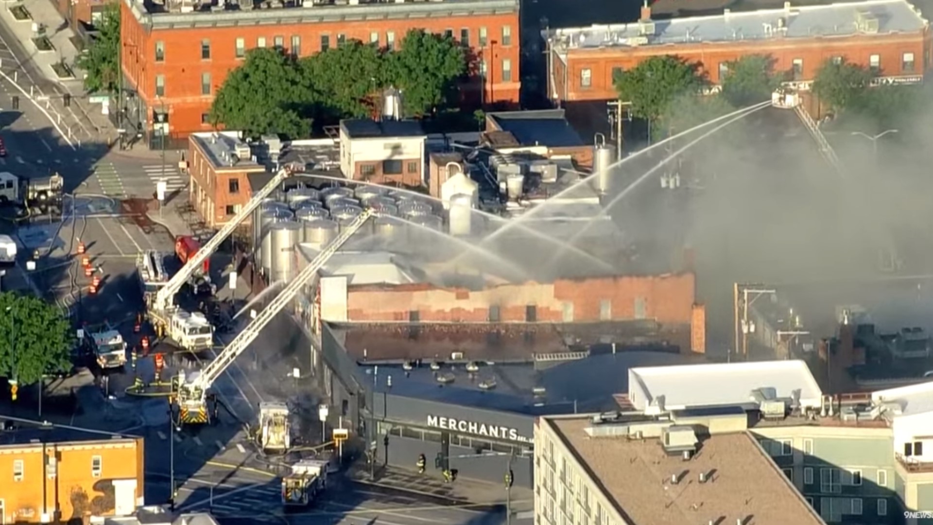 Fire crews investigate structure fire in downtown Denver | 9news.com