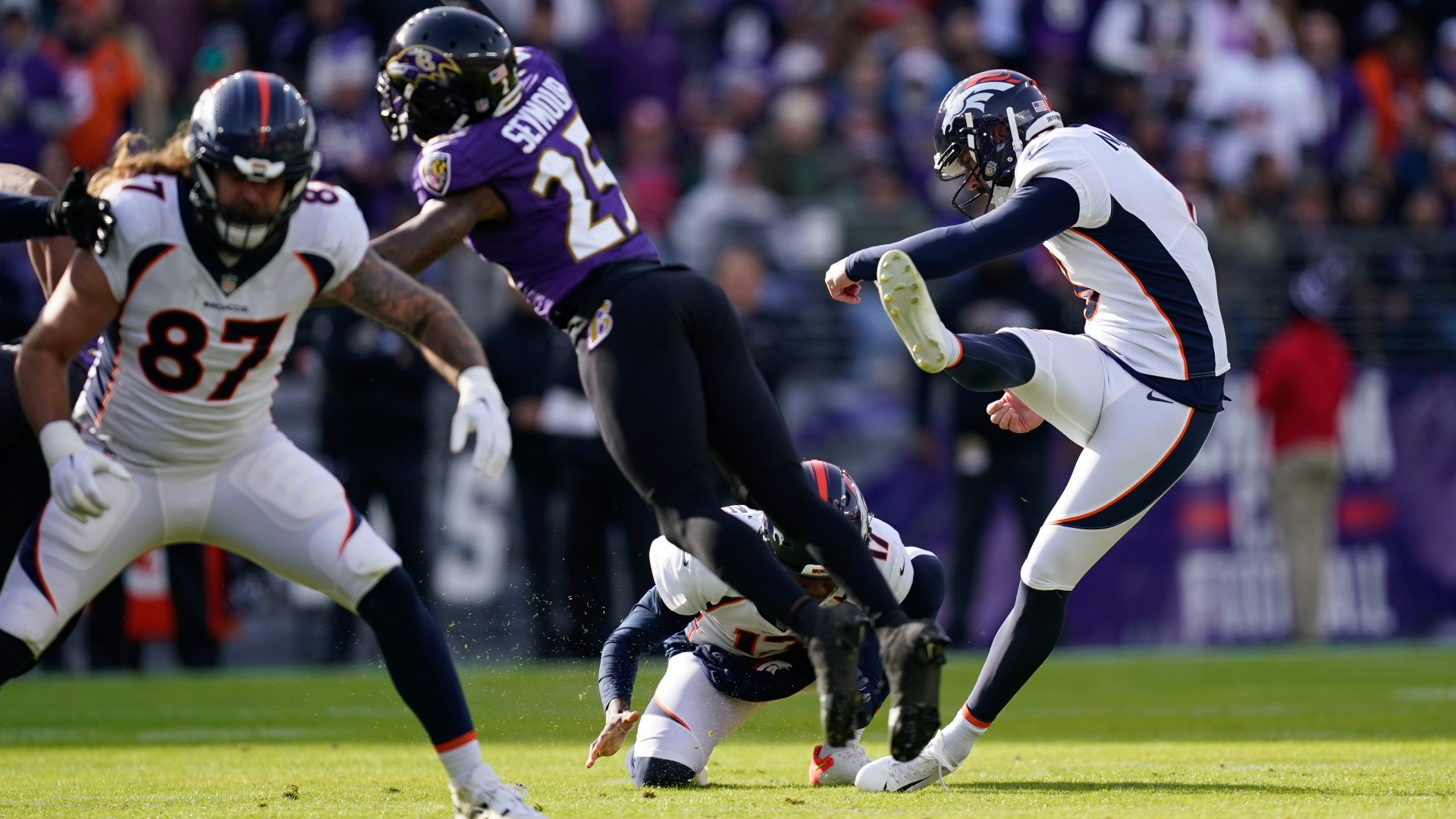 Denver Broncos release longtime kicker Brandon McManus | 9news.com