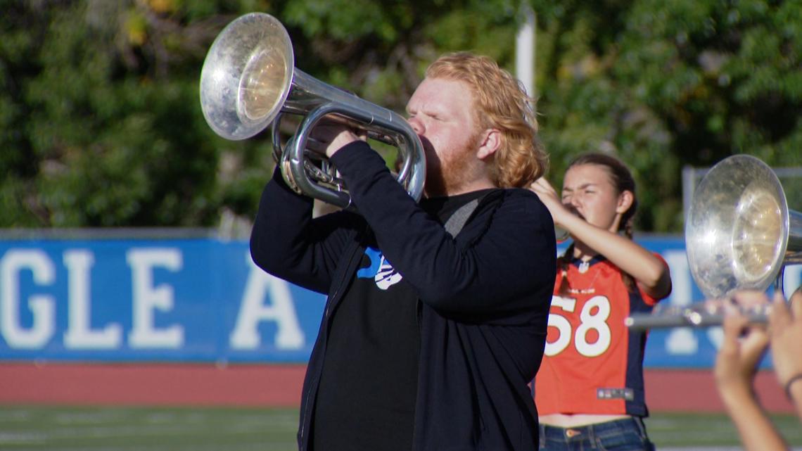 Local musicians help Broomfield High School marching band | 9news.com