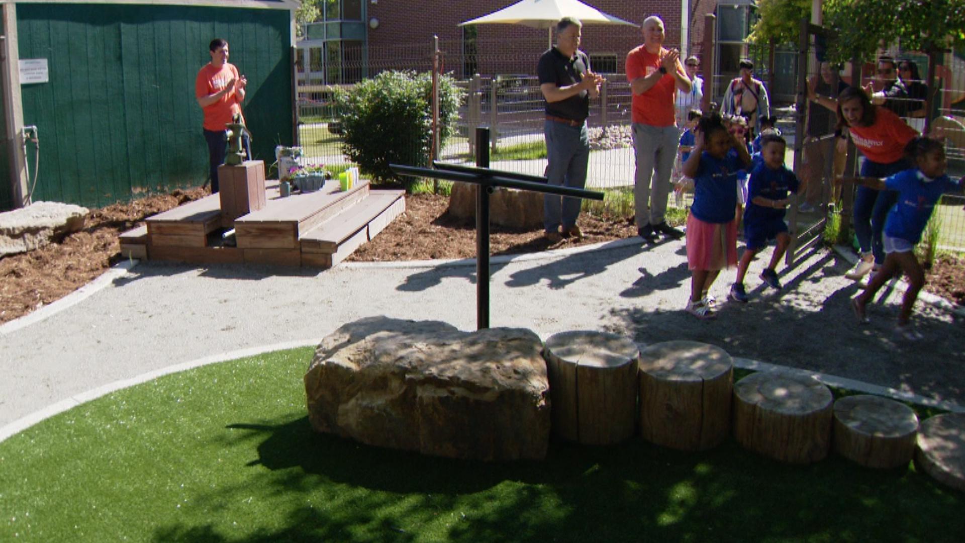 Denver's Clayton Early Learning opens new sensory playgrounds | 9news.com
