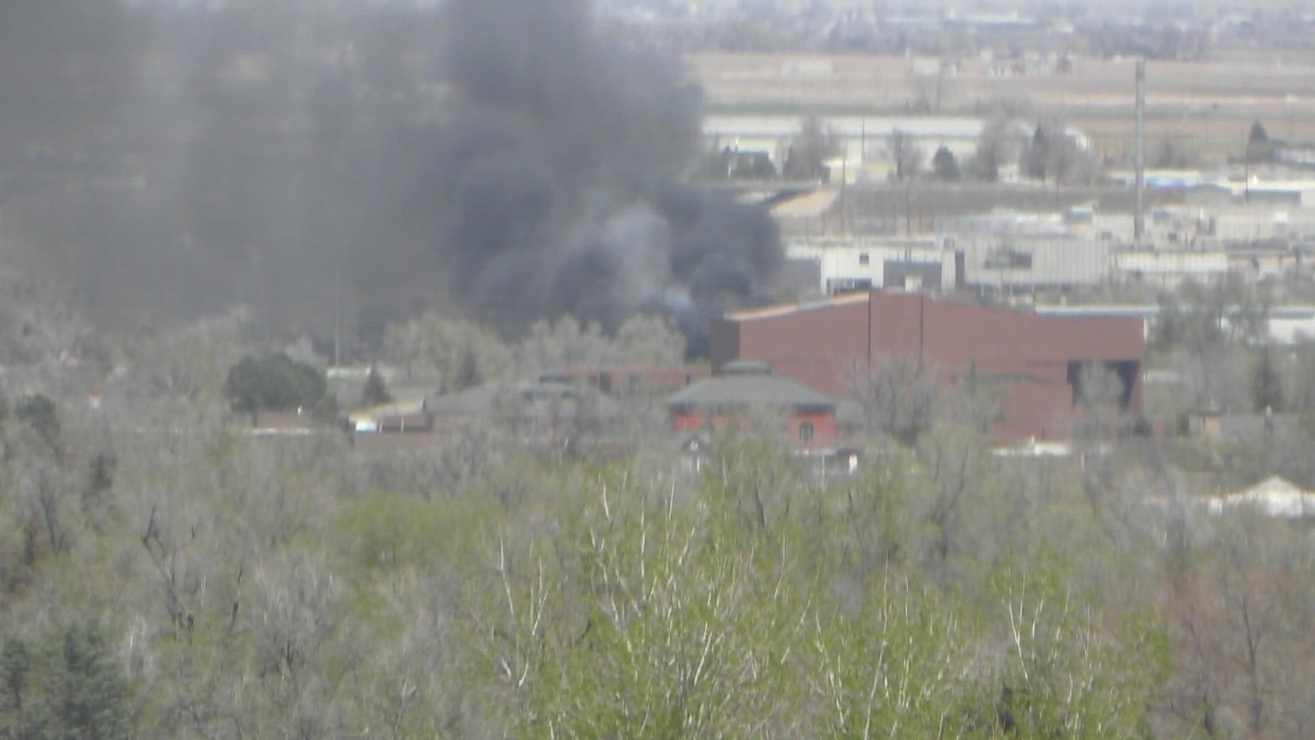 Fire burns 'grass cover' in Greeley | 9news.com