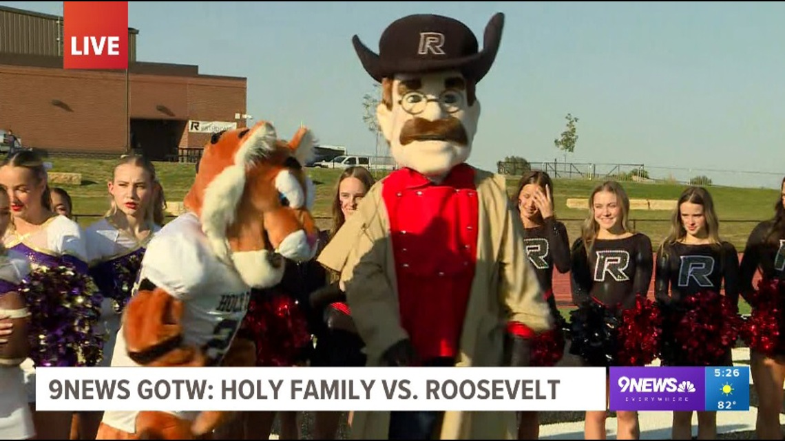 Holy Family, Roosevelt mascots square off before 9Preps Game of the ...