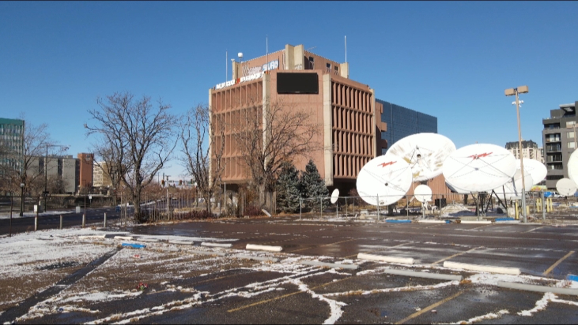 Former Denver7 building deteriorates before planned demolition | 9news.com