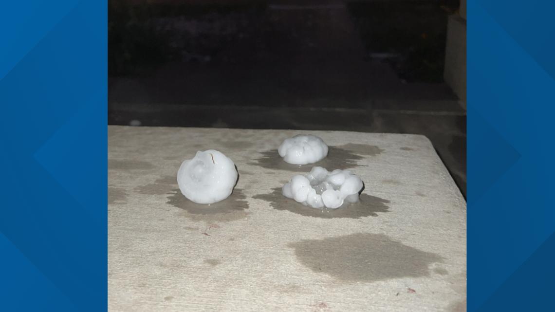 Photos: Severe storms bring large hail to northern Colorado | 9news.com