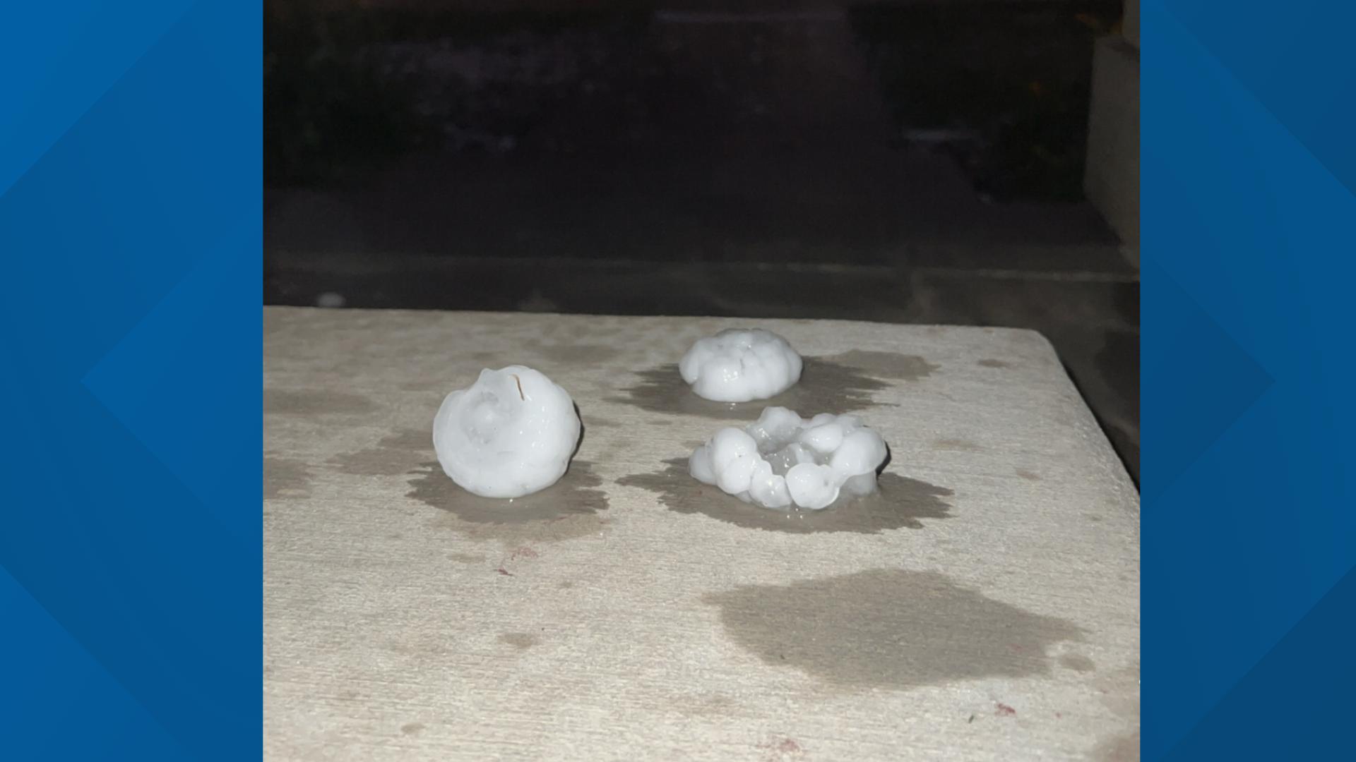 Rare storm setup hits Colorado with large hail | 9news.com