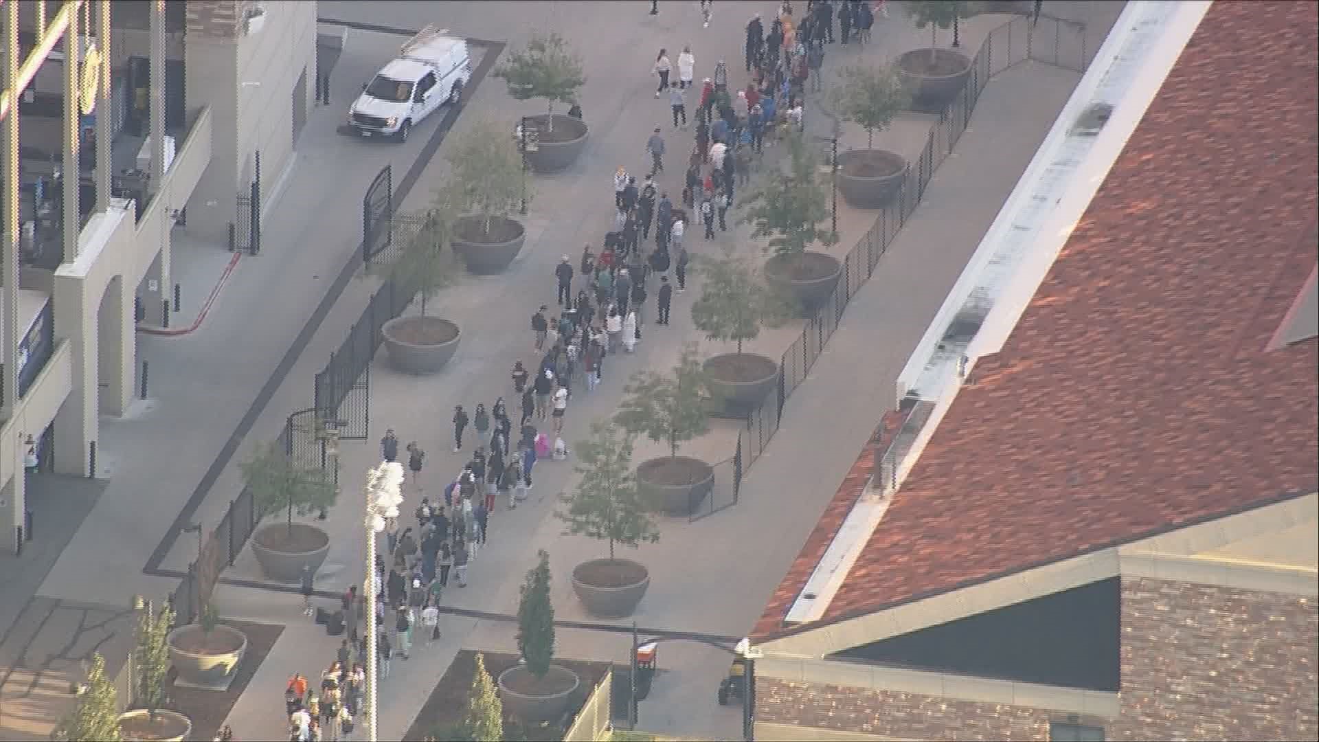 Students line up to get tickets to see Coach Prime's Buffs vs CSU ...