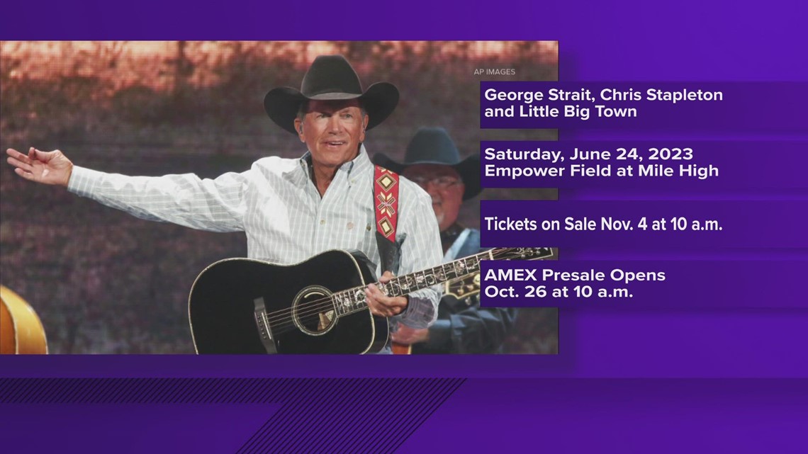 George Strait, Christ Stapleton and Little Big Town headed to Denver ...