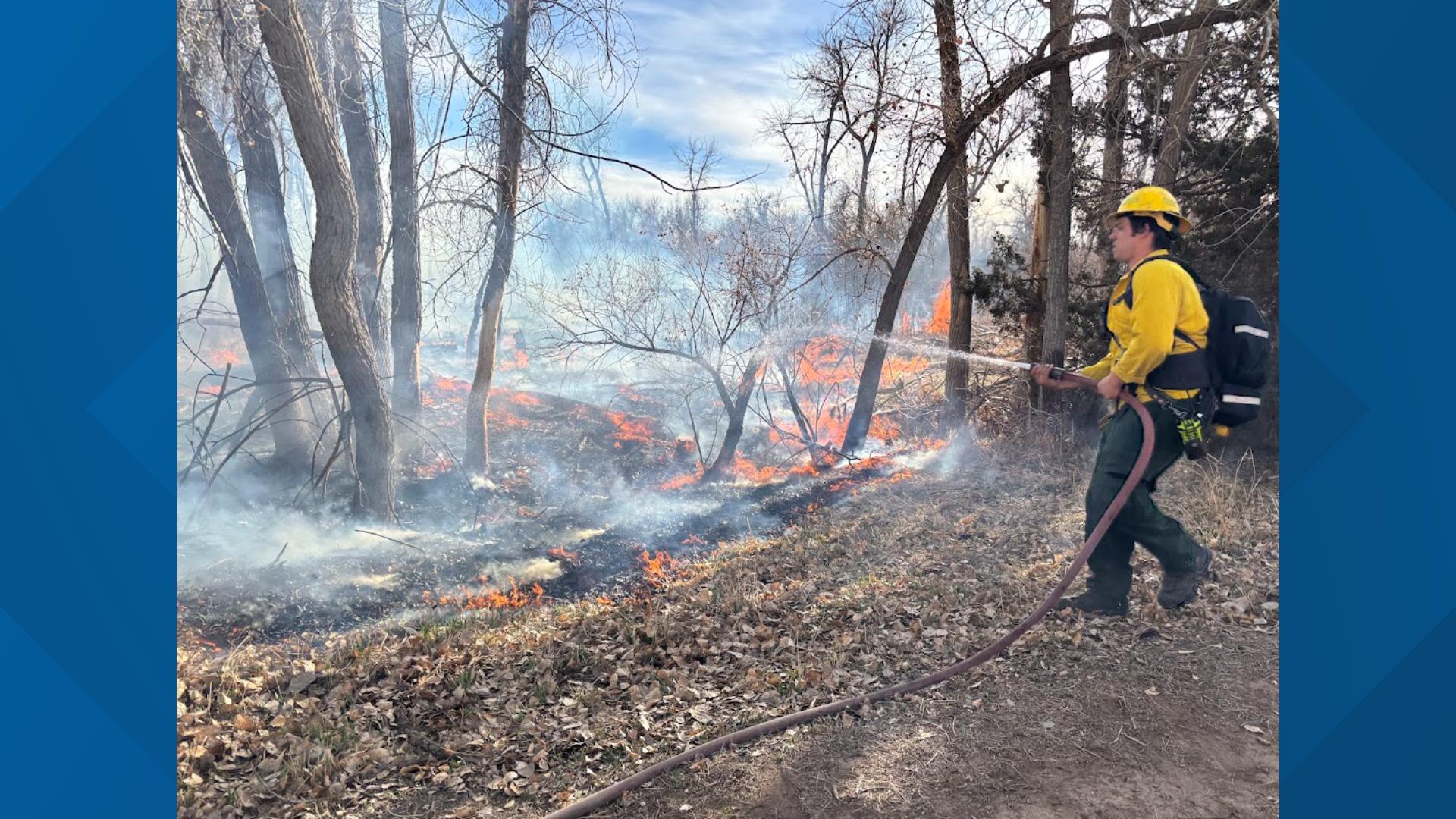 Aurora firefighters respond to 2 brush fires | 9news.com