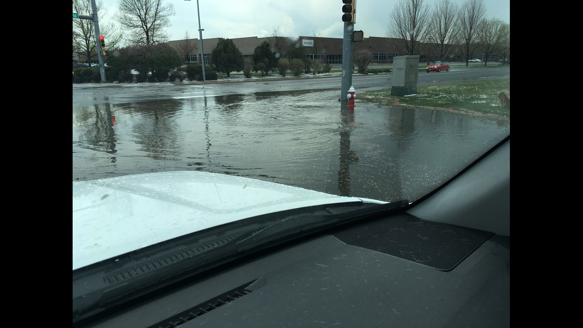 Hailstorm hits parts of Colorado, rain in forecast | 9news.com