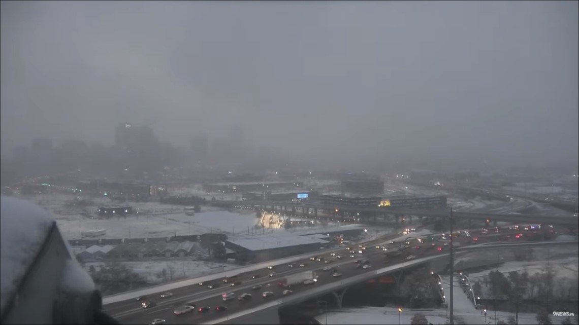 Road conditions: Snow creates Tuesday morning mess in Denver | 9news.com