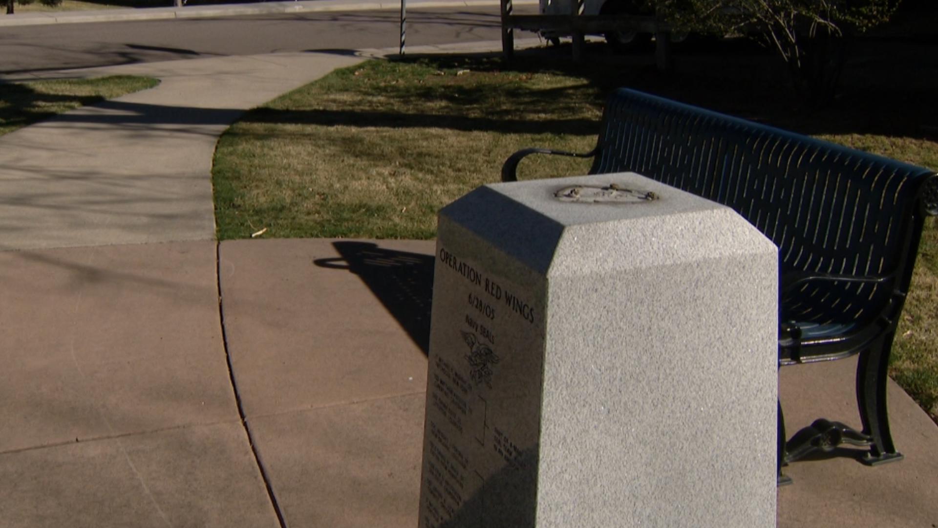 Colorado memorial to fallen service members vandalized | 9news.com