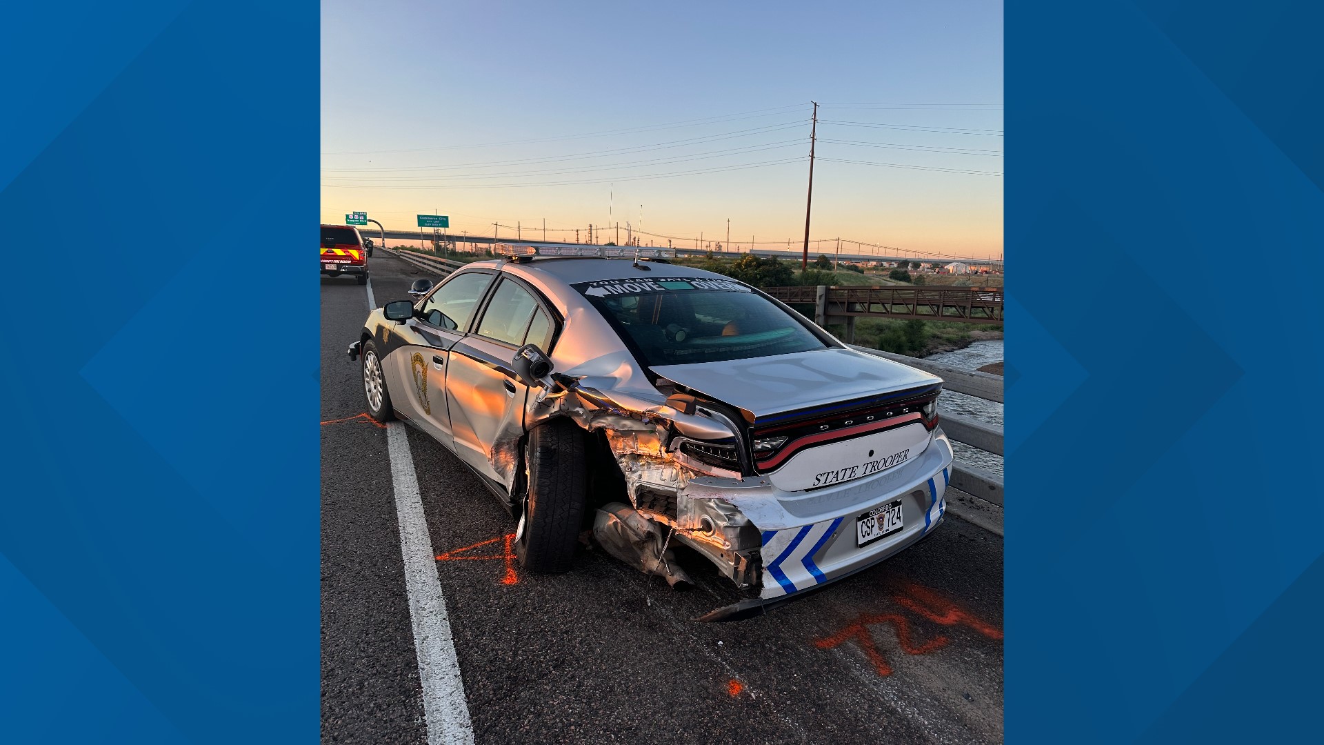 CSP releases video of crash that seriously injured trooper | 9news.com