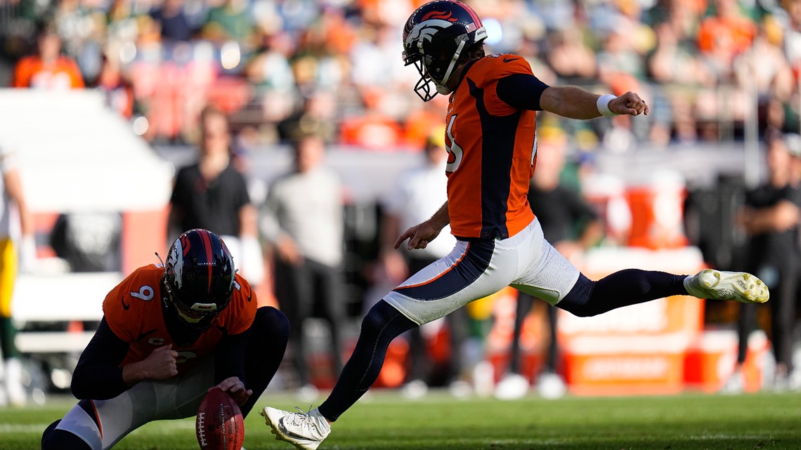 Broncos kicker Wil Lutz proved his mettle against Packers | 9news.com