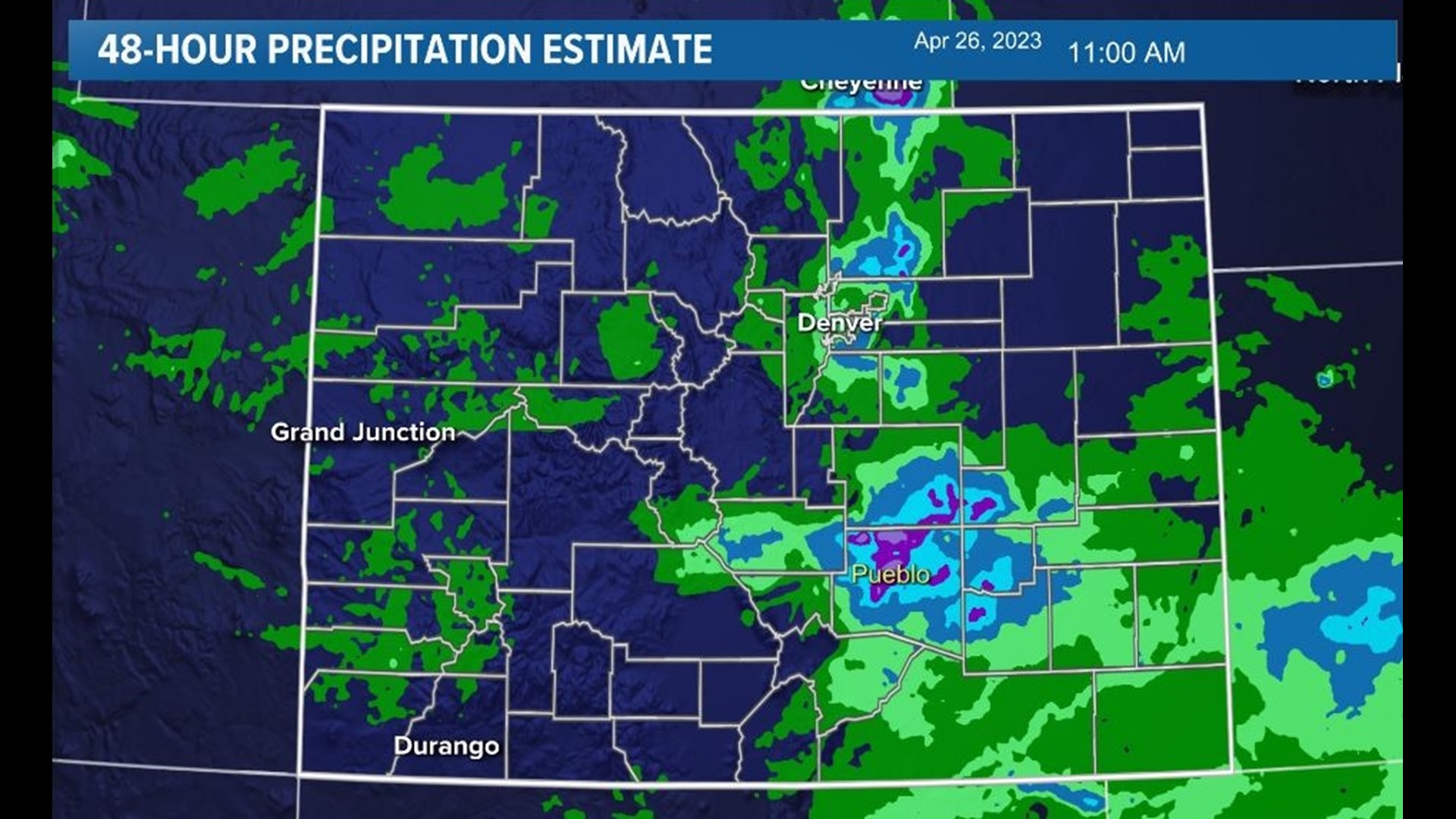 Colorado weather: Heavy rain brings drought relief | 9news.com