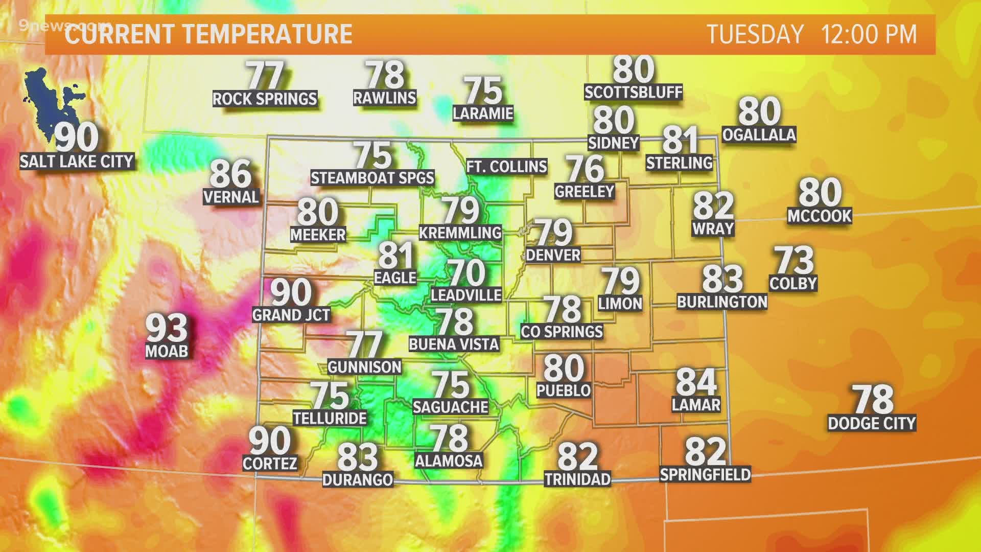 Denver, Colorado, Front Range weather forecast | 9news.com