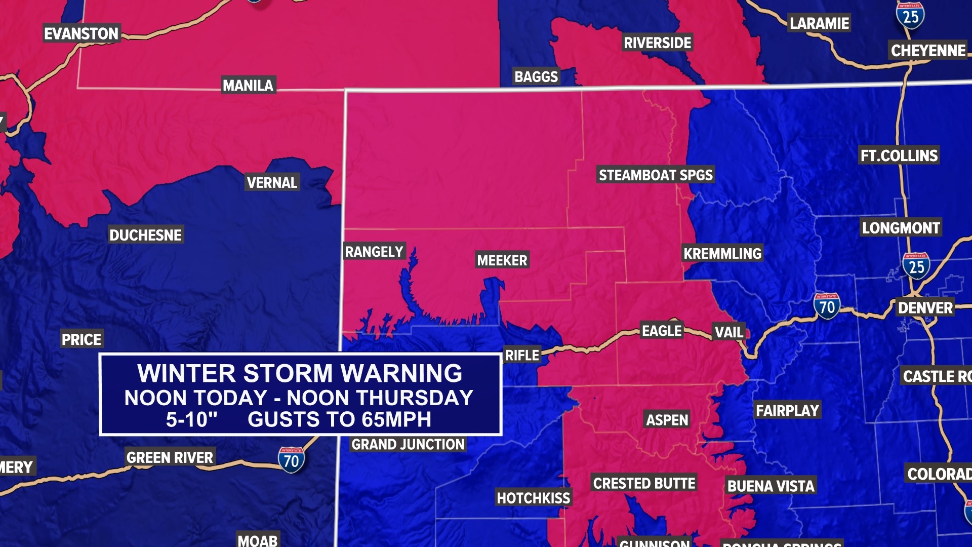 Dangerous arctic blast of cold, wind, snow arrive in Colorado | 9news.com