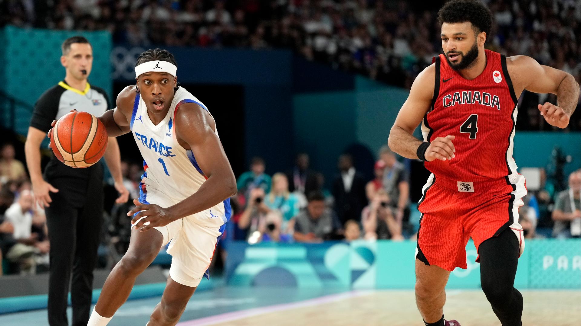 France men's basketball eliminates Canada to advance at Olympics ...