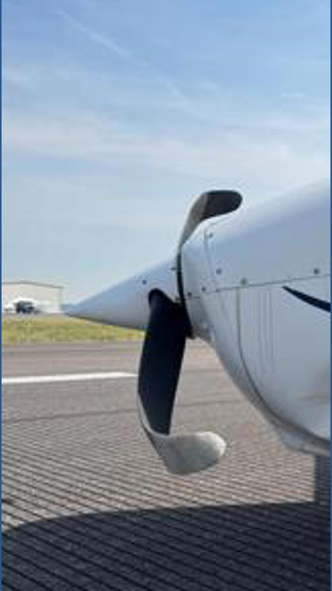 Centennial Airport: Hard landing causes nose gear collapse | 9news.com
