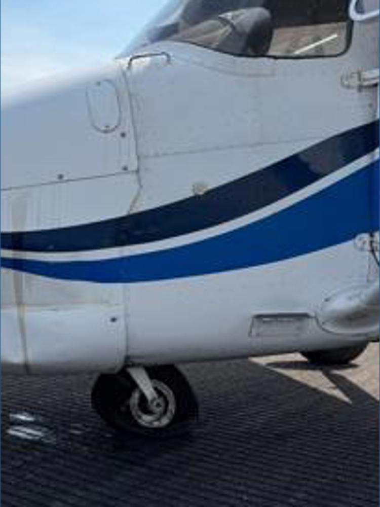 Centennial Airport: Hard landing causes nose gear collapse | 9news.com