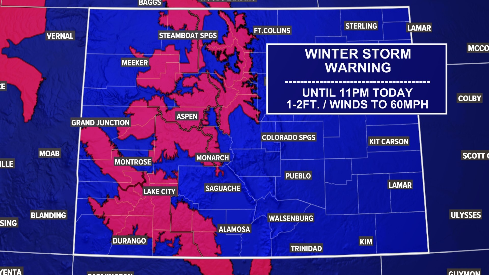 Snow returns to Denver, mountains: Winter weather in Colorado | 9news.com