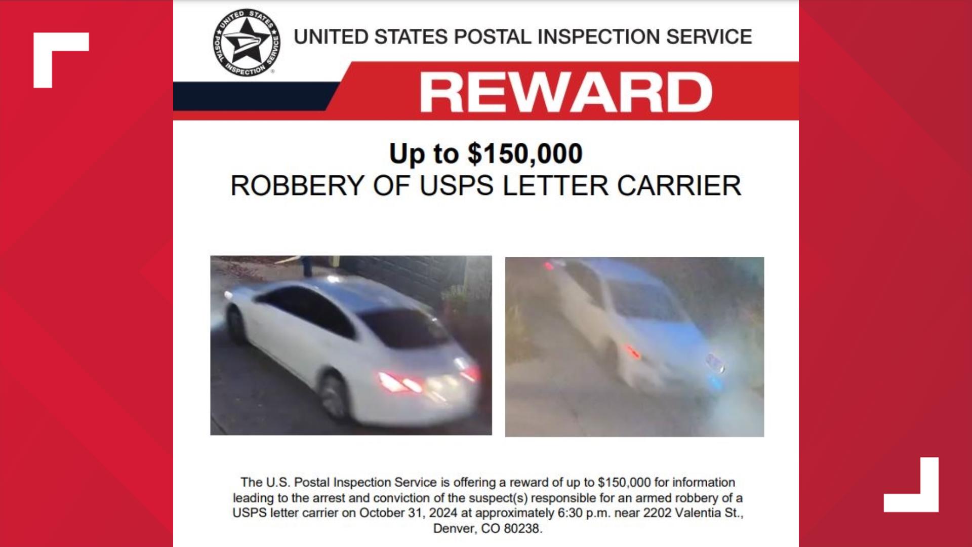 Rewards offered in Colorado USPS letter carrier robberies | 9news.com