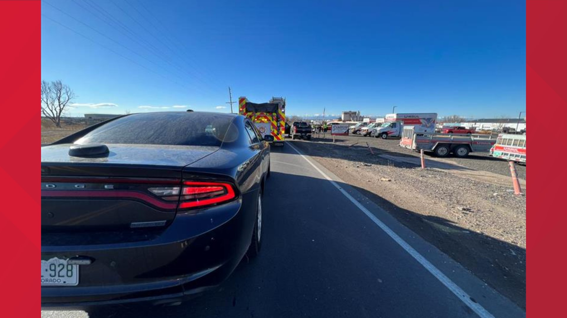 1 dead in crash between motorcycle, semi-truck | 9news.com