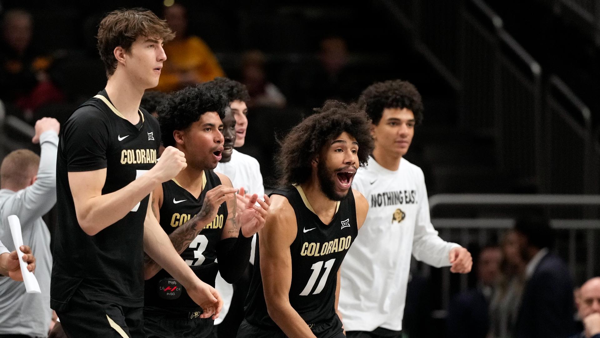 Colorado stuns West Virginia, advances in Big 12 basketball tourney ...