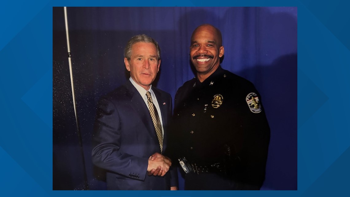 Retired Denver Police Department Chief Robert White honored | 9news.com