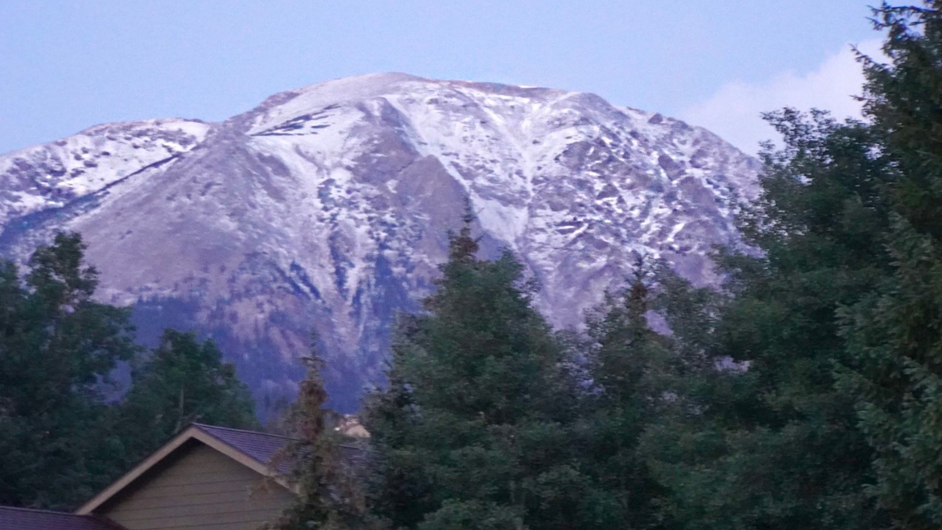 Colorado gets first snow of the '21 season and it's still summer ...