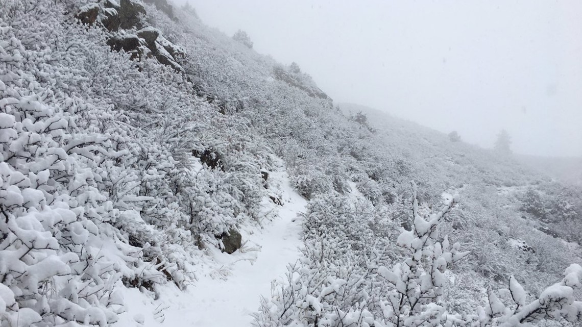 Snow totals: This is how much snow fell in Colorado on Friday | 9news.com
