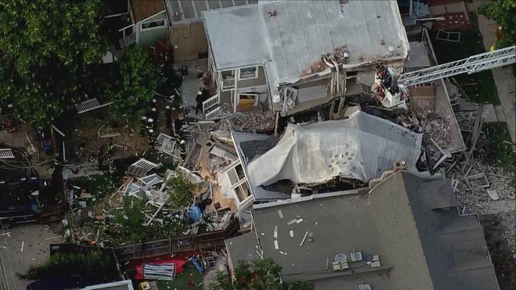 Residental building explodes in Denver | 9news.com