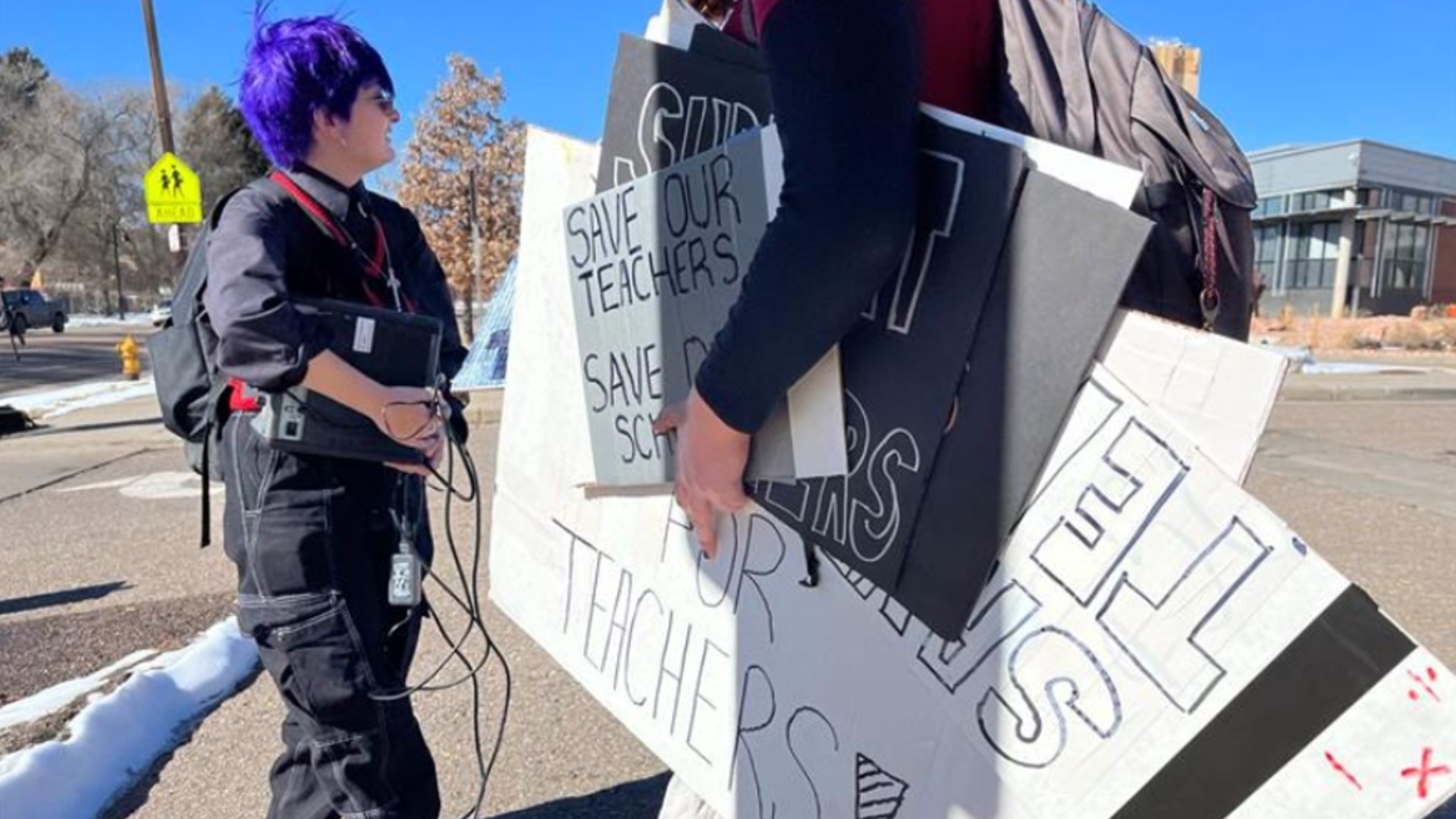 Budget cuts prompt walkout at Denver School of the Arts | 9news.com