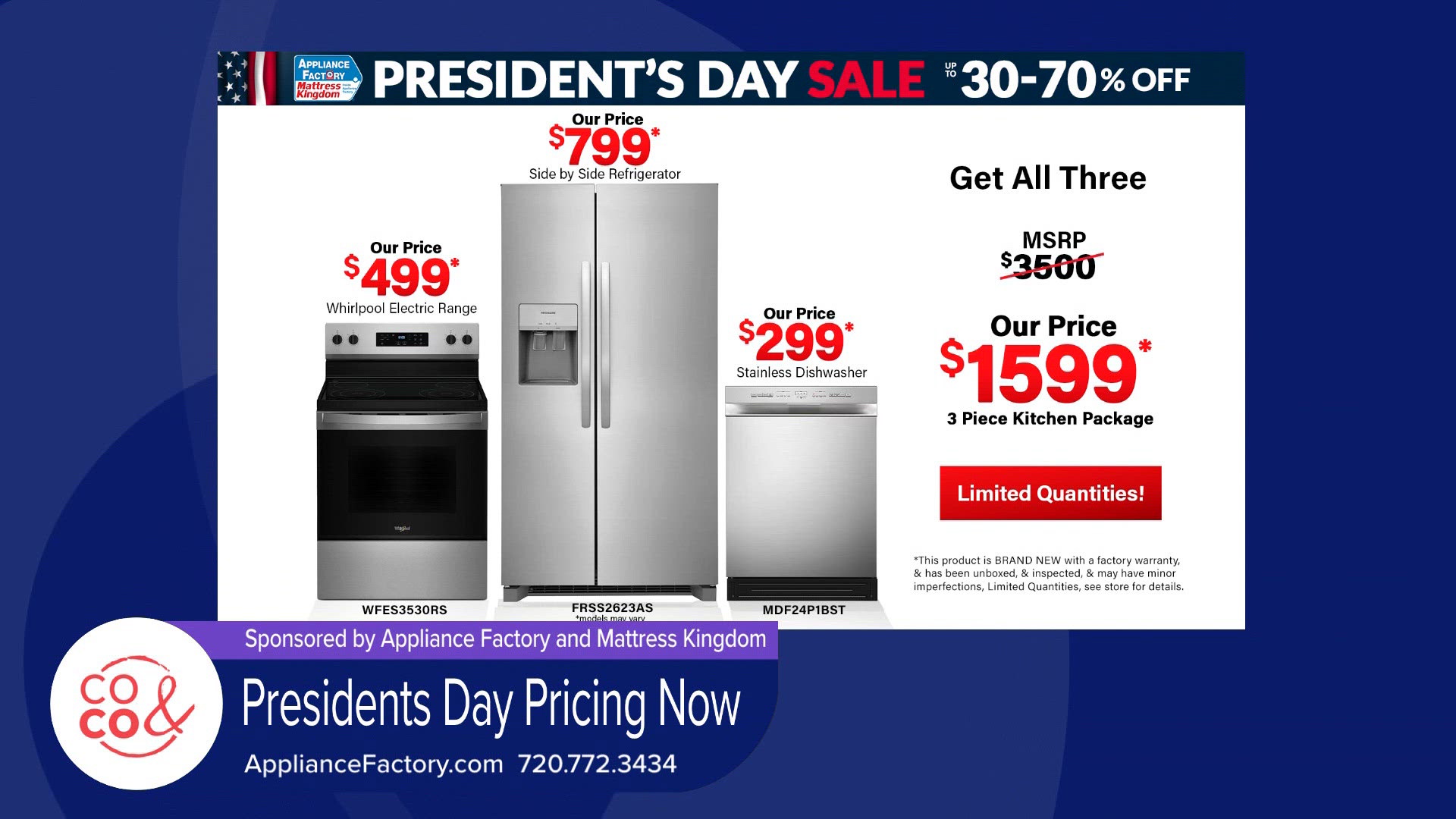 Save Big On Appliances from the Best Brands at the Appliance Factory ...