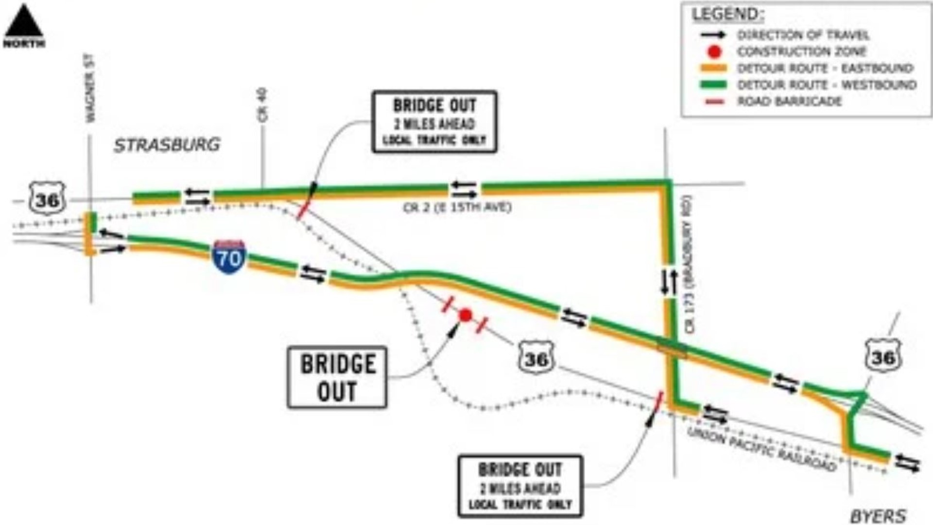 CDOT replacing old wood bridges along I-70 in Arapahoe County | 9news.com