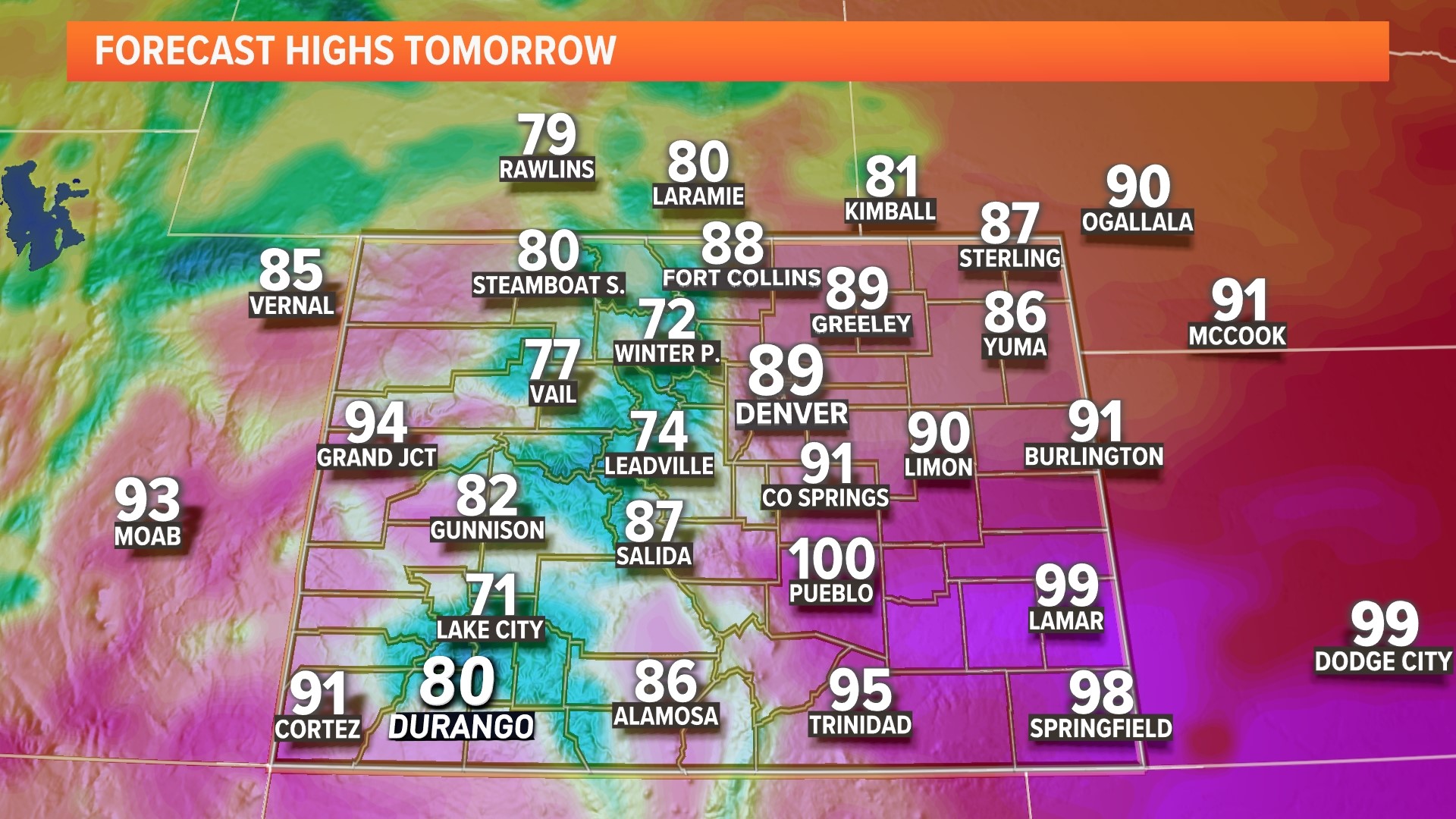 Hot and dry today and tomorrow | 9news.com