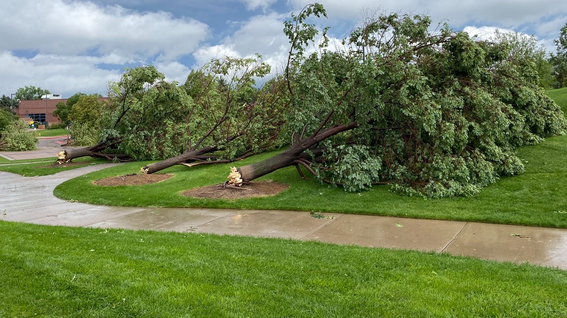 Tornado causes damage in Highlands Ranch, Colorado | 9news.com