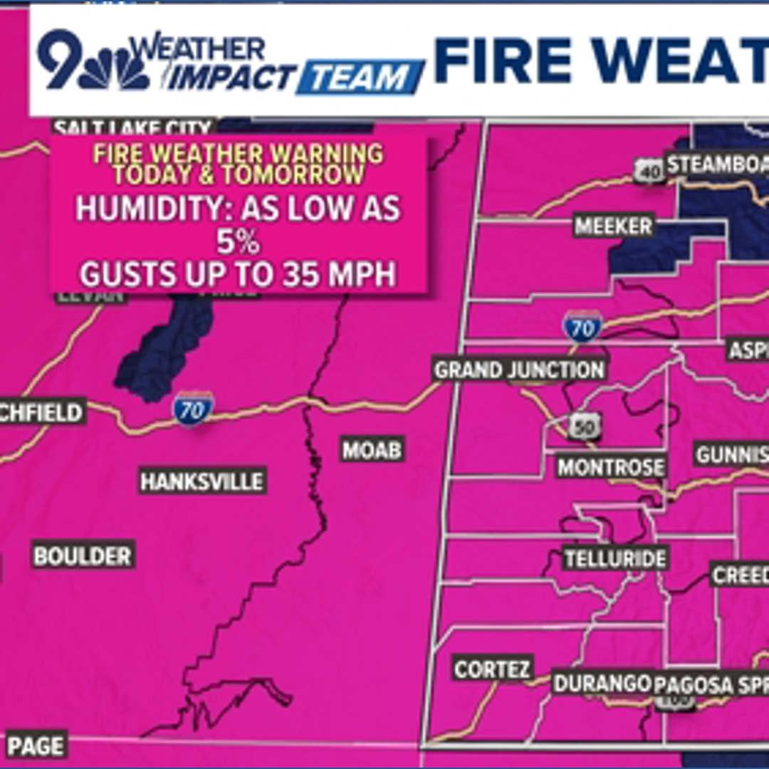 Wind, heat increase wildfire risk Friday and Saturday | 9news.com
