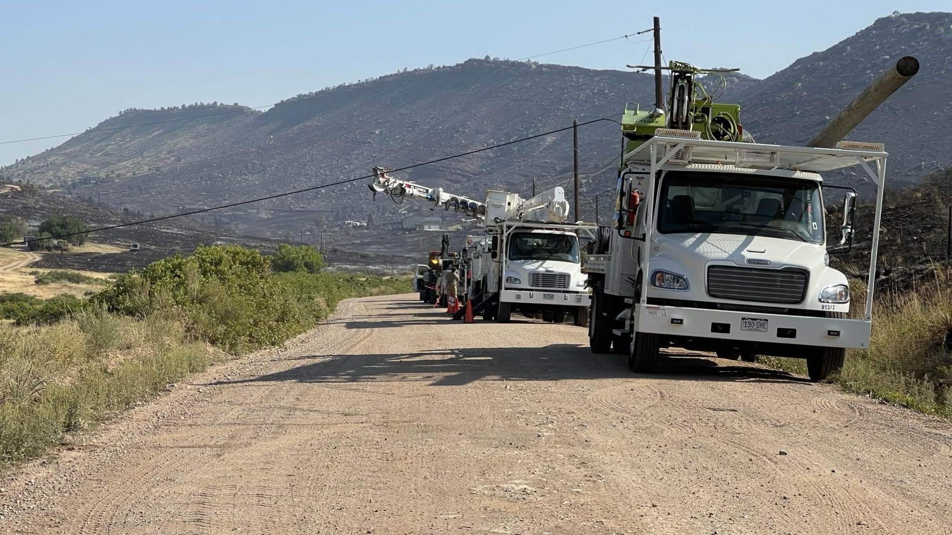 Colorado wildfire: Stone Canyon Fire photos behind the fire line ...