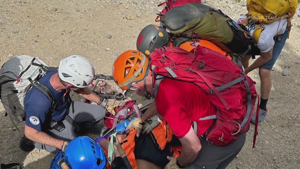 Alpine Rescue Team helped 3 hikers who got hurt on trails Saturday ...