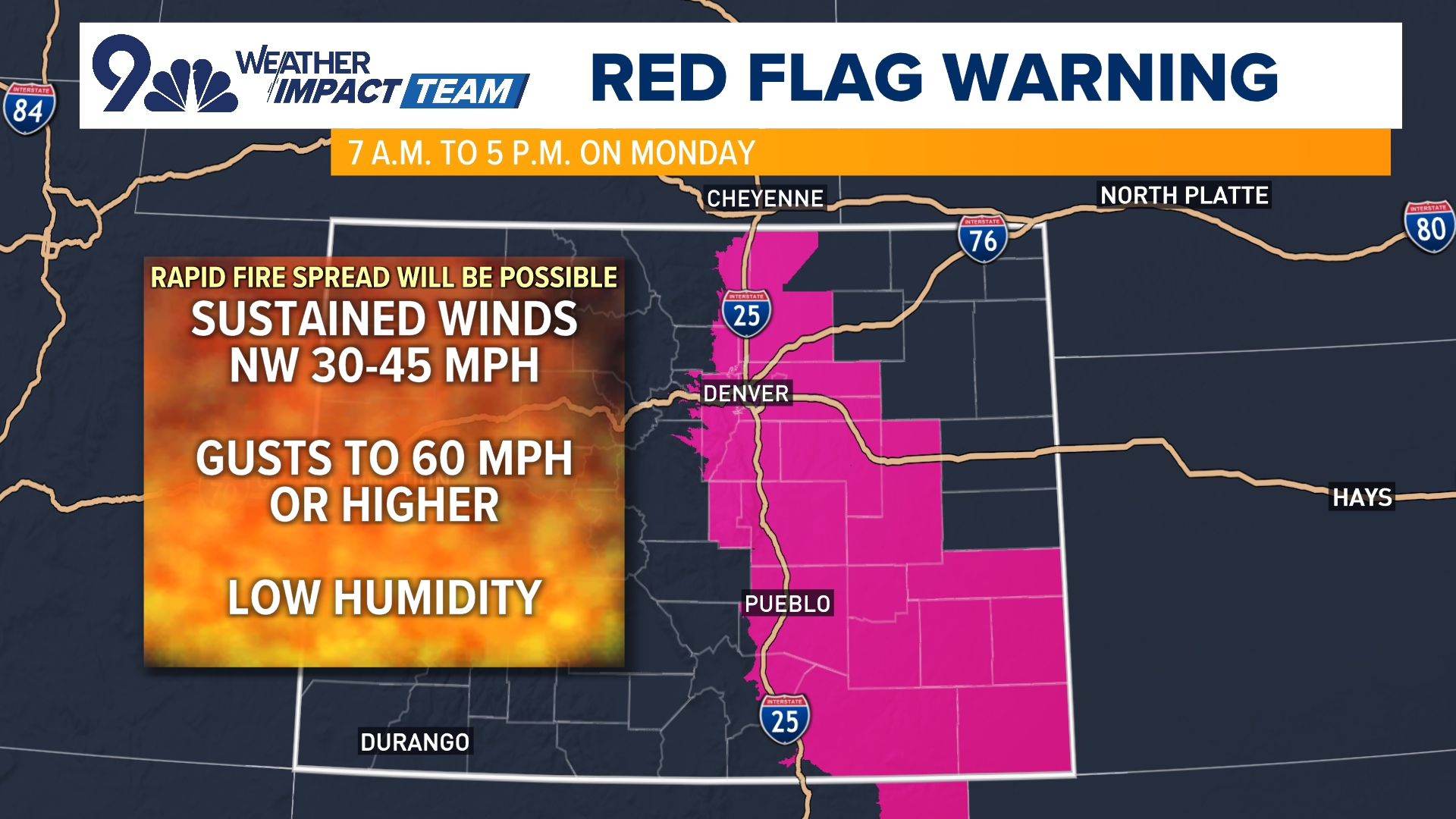 Denver weather: Weather Impact Day for high winds across Colorado ...