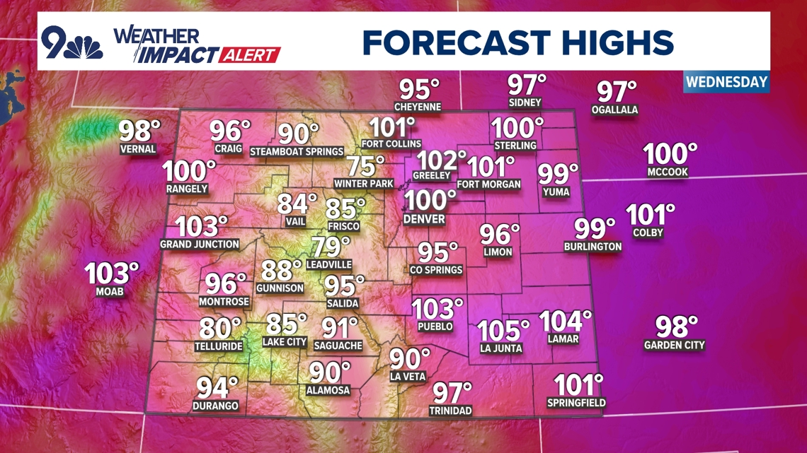 Denver, Colorado, Front Range weather forecast | 9news.com