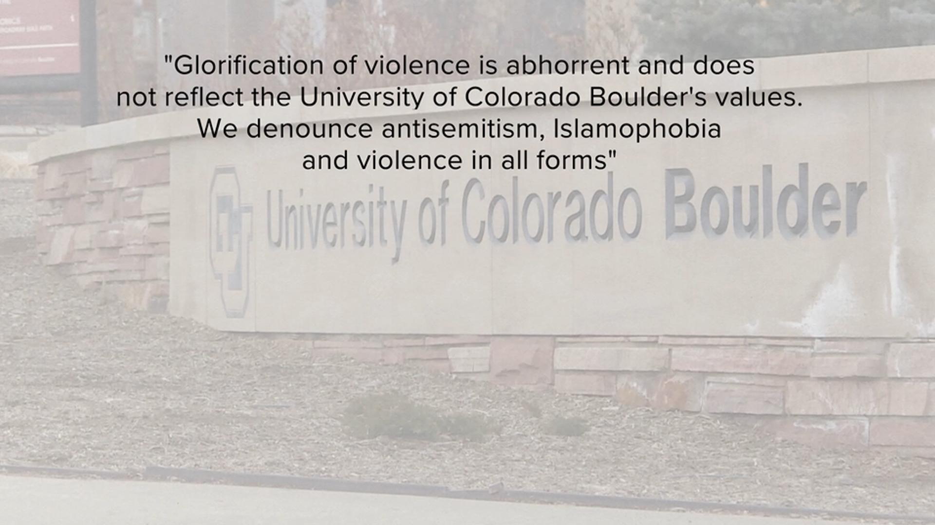 Student group 'honors' Boulder firebomb attacker, applauds attack in ...