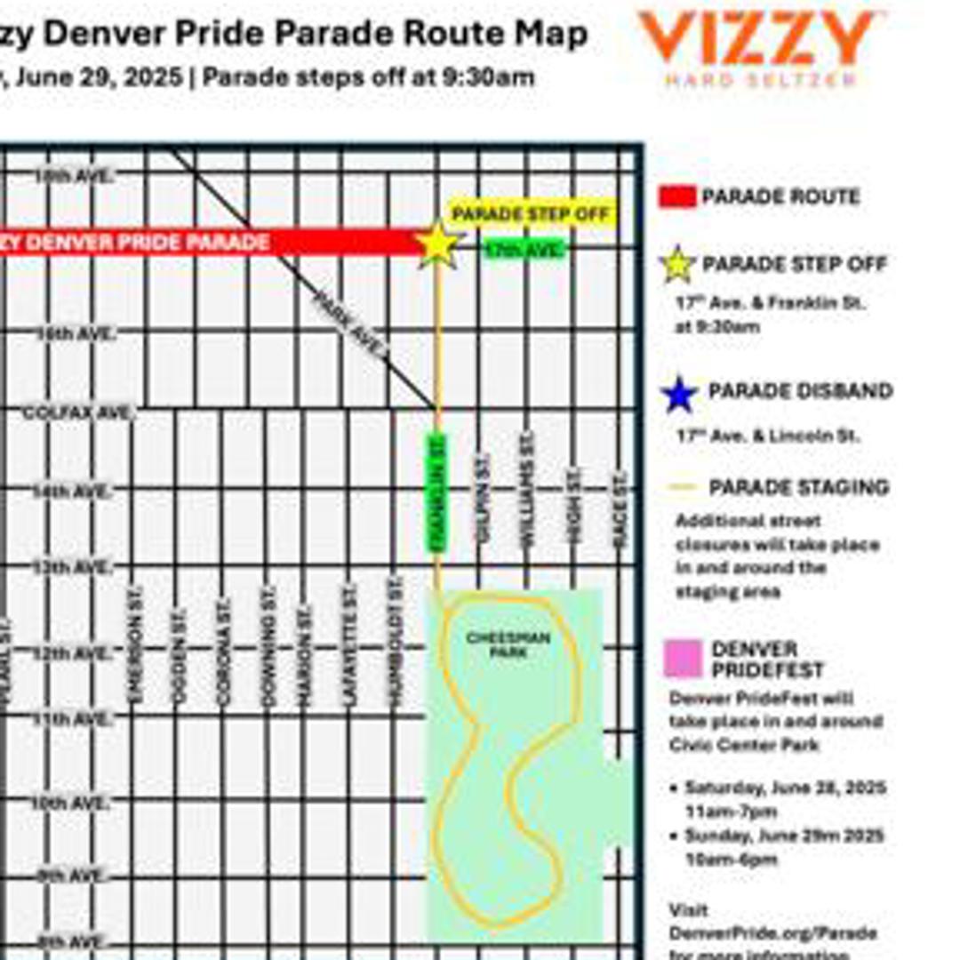 Denver Pride Festival 2025: Schedule, parade and concert info | 9news.com