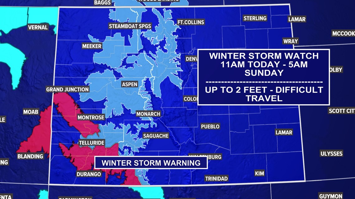 Denver snow this weekend: Strong storm on the way | 9news.com