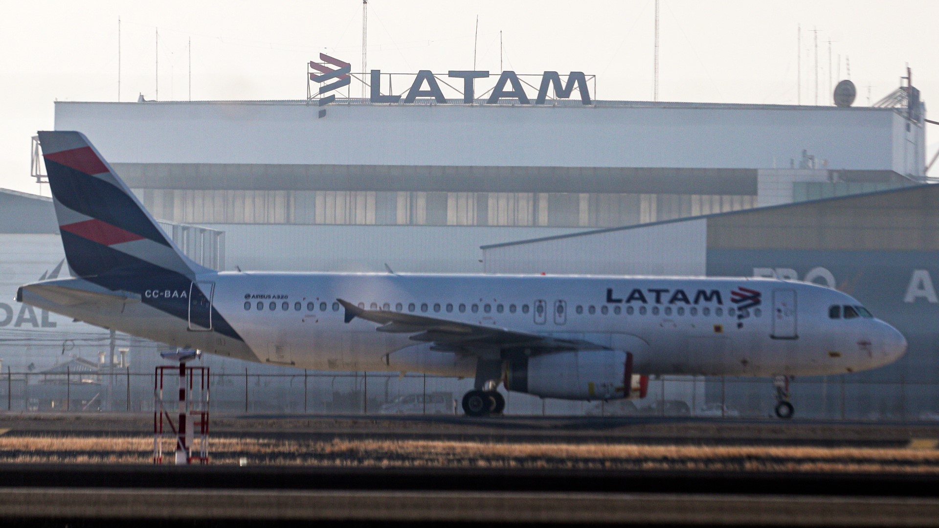 Plane catches on fire at Peru's international airport | 9news.com
