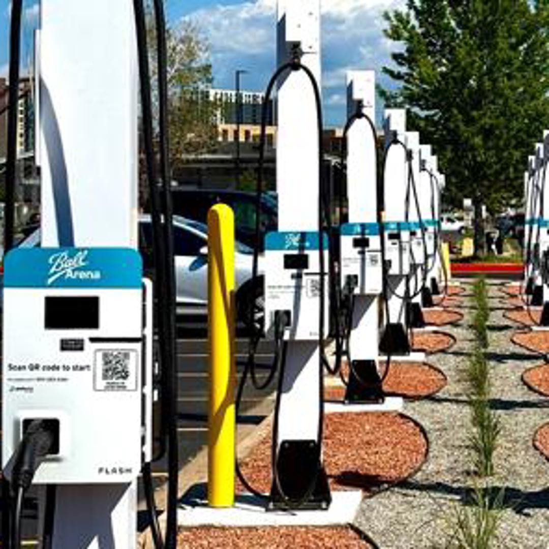 Denver opens largest EV charging hub at Ball Arena | 9news.com