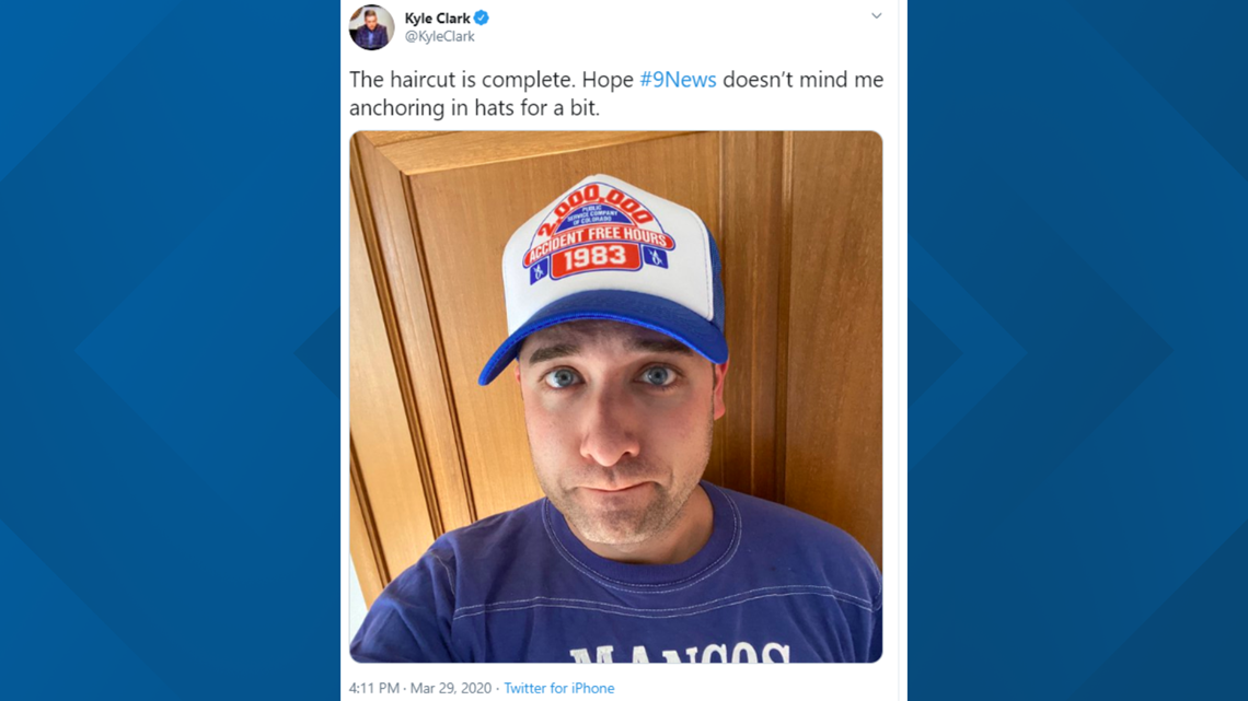 9NEWS' Kyle Clark tried a haircut at home; Here's how it went | 9news.com