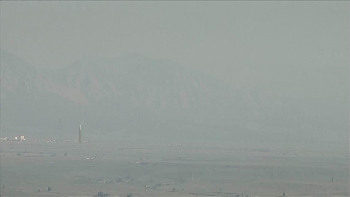 Hazy skies over Colorado: Here's where the smoke is coming from | 9news.com
